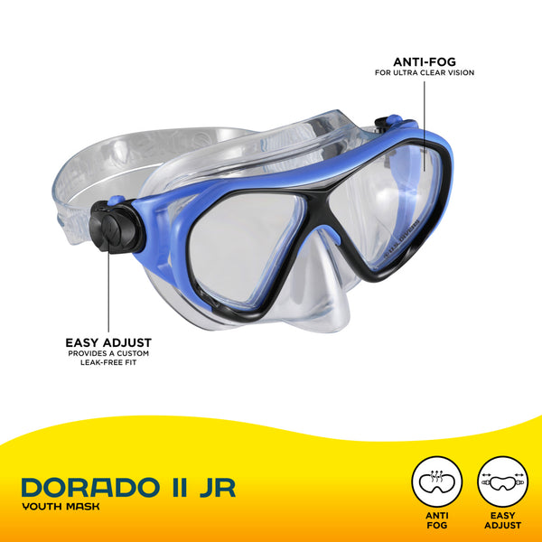 Dorado Jr DX - Snorkeling Mask for Kids | U.S. Divers